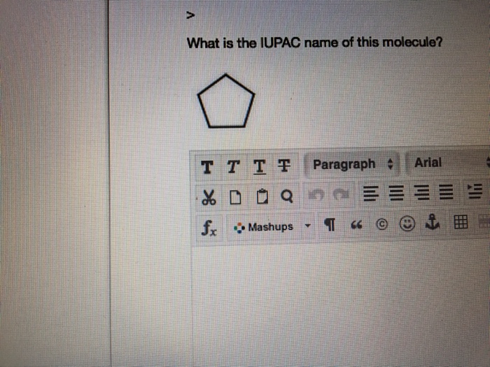 Solved QUESTION 34 What is the IUPAC name of this molecule? | Chegg.com