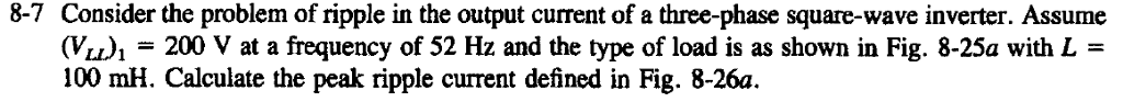 8-7 Consider the problem of ripple in the output | Chegg.com