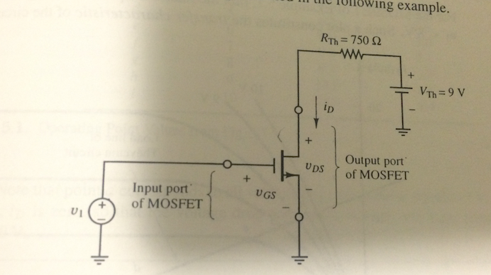 Solved 5.7 A three-terminal MOSFET with the v-i character- | Chegg.com