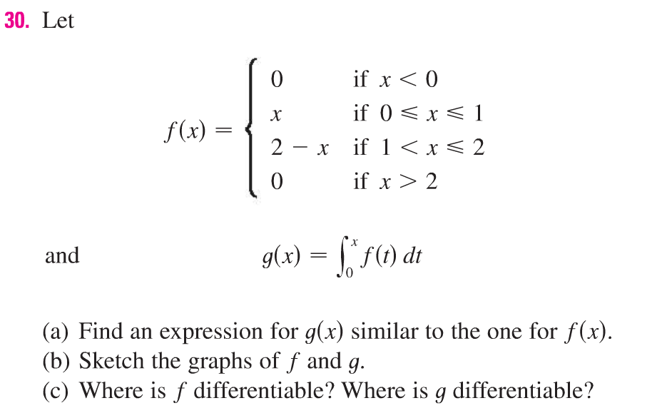 Solved (a) Find an expression for g(x) similar to the one | Chegg.com