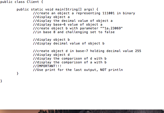 public class Client public static void main(String[] | Chegg.com