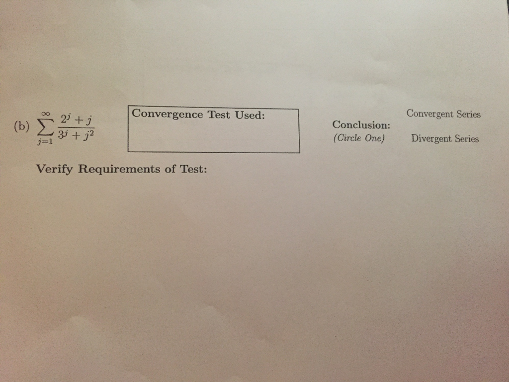 Solved Determine whether the following series converge or | Chegg.com