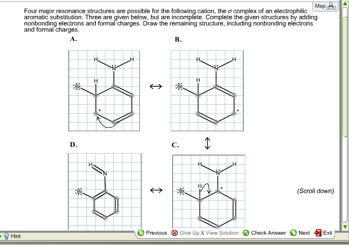 Solved Four major resonance structures are possible for the | Chegg.com