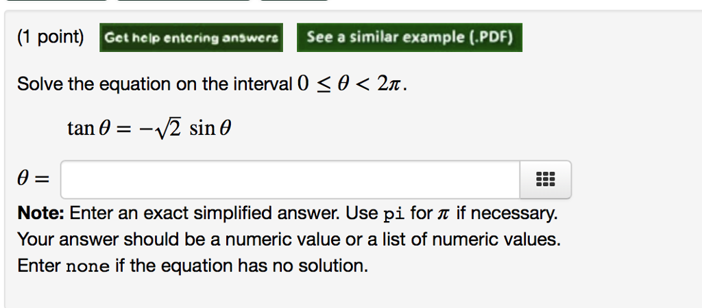 Solved Get help entering answers See a similar example | Chegg.com