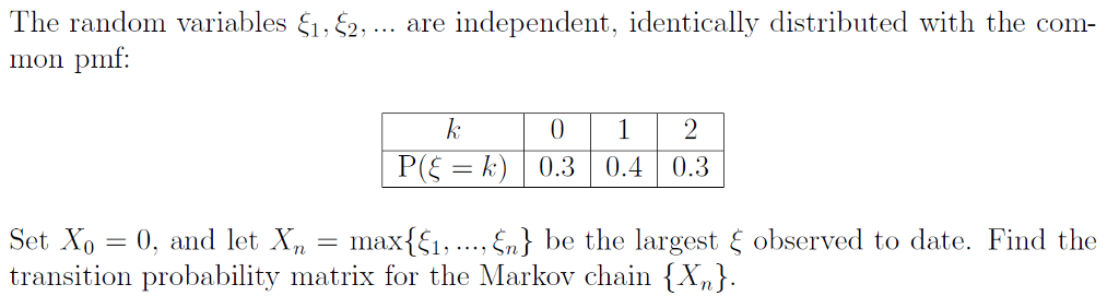 Solved The random variables ?? E2 mon pmf: . are | Chegg.com