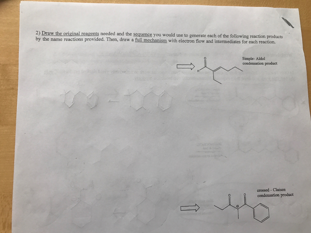Solved Draw the original reagents needed and the sequence | Chegg.com