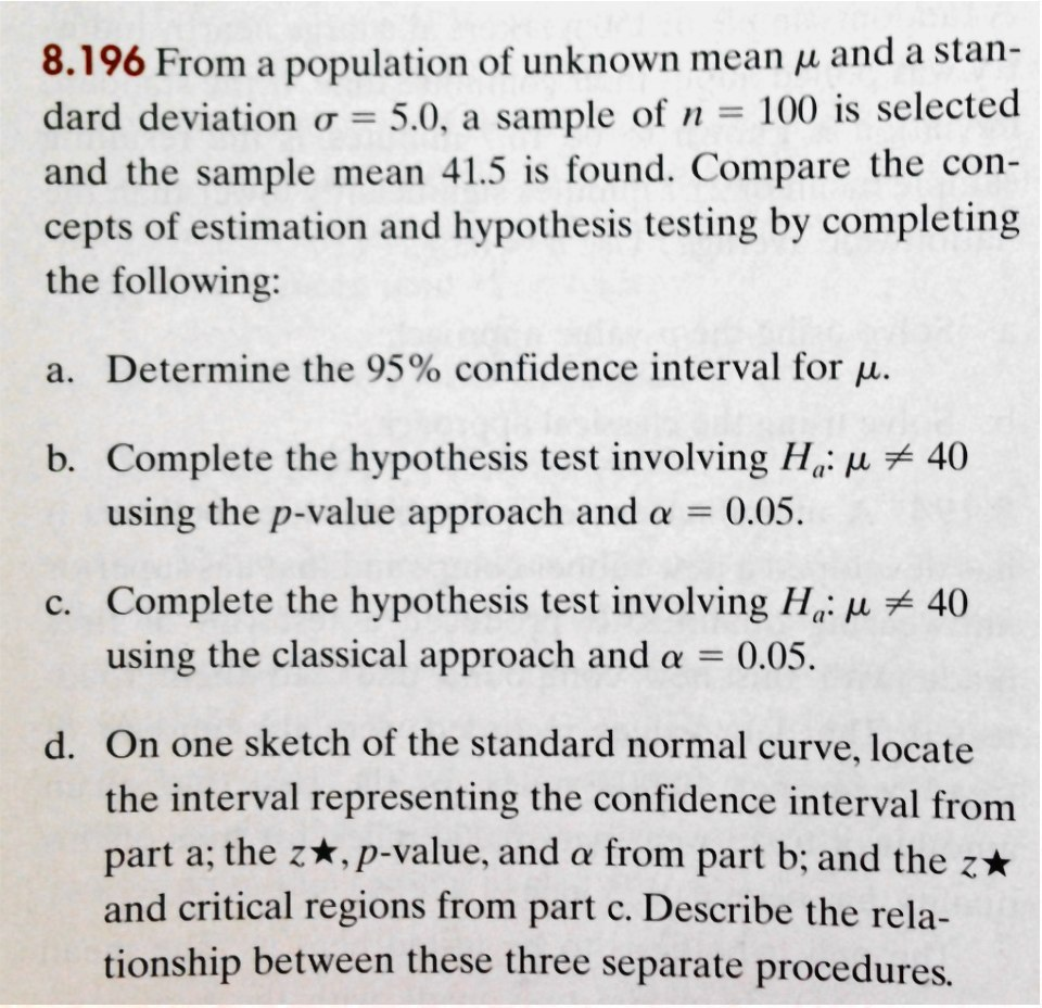Solved From a population of unknown mean mu and a standard | Chegg.com