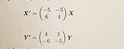 Solved consider the following two systems separately. for | Chegg.com