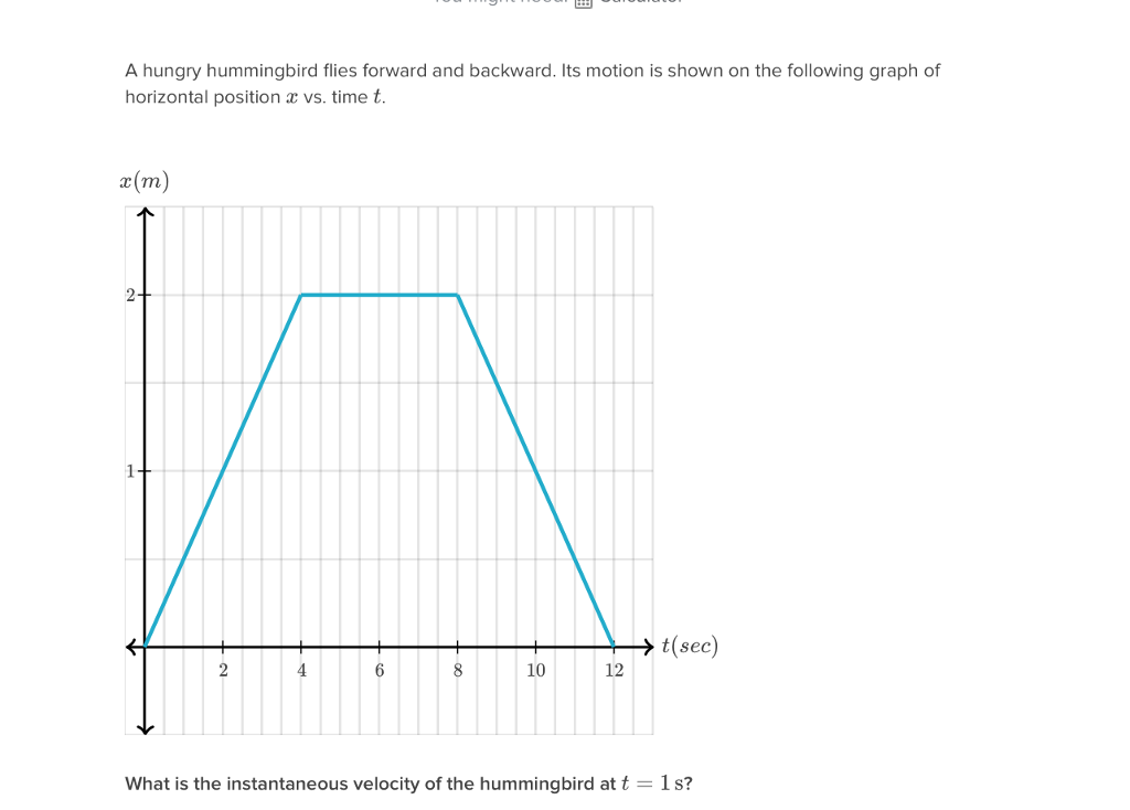 A hungry hummingbird flies forward and backward. Its | Chegg.com