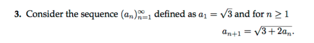 Solved (b) Using definition of limits of a sequence, i.e., | Chegg.com