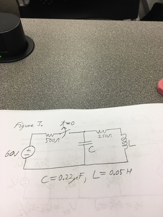Solved 3) Determine the equation for the loop current Idt) | Chegg.com