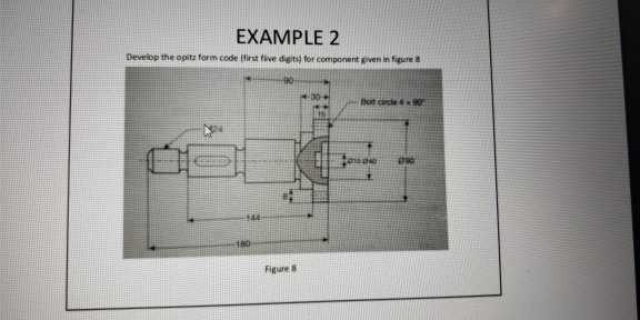 Solved EXAMPLE 2 Develop the opitz form code [first five | Chegg.com