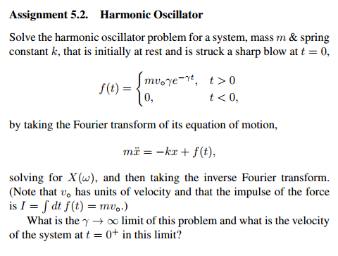 Solved Harmonic Oscillator Solve the harmonic oscillator | Chegg.com