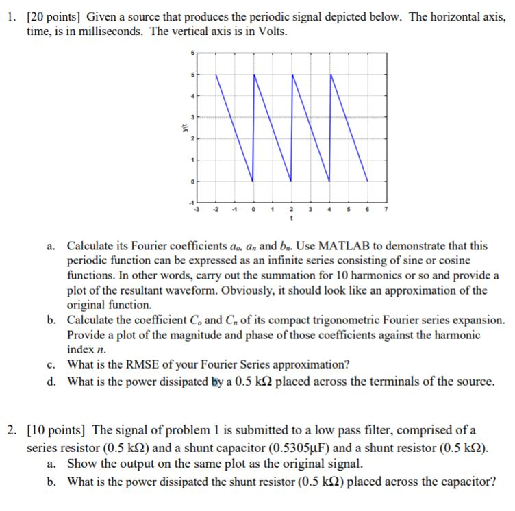 Solved 1. [20 points] Given a source that produces the | Chegg.com