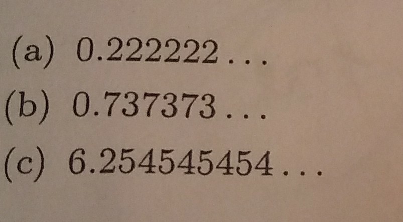 Solved Express the number as a ratio of integers. | Chegg.com