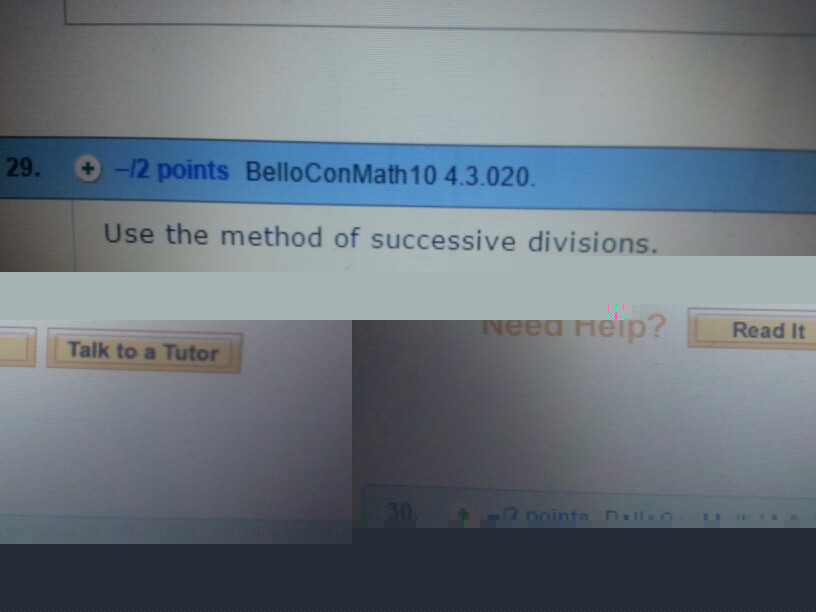 Use the method of successive divisions. | Chegg.com