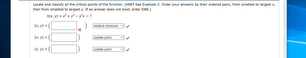 Solved Locate and classify all the critical points of the | Chegg.com