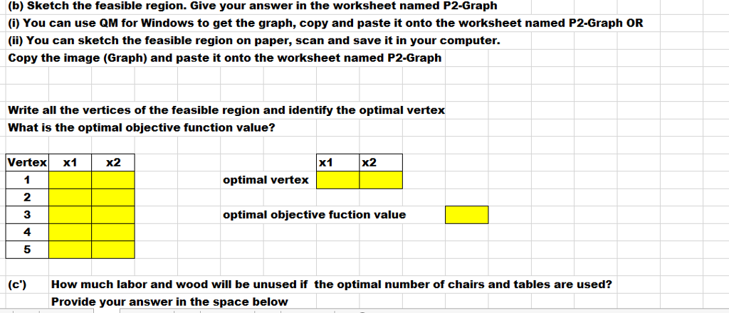 Solved A Furniture Company produces chairs and tables from | Chegg.com