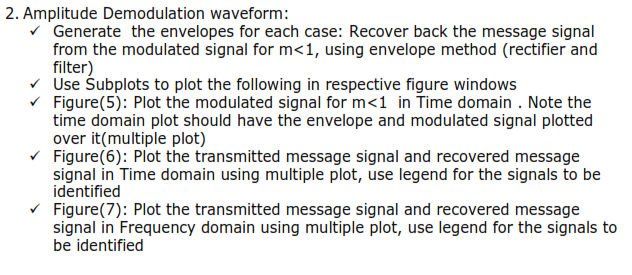 Solved Using MATLAB write a code that Demodulate a sine wave | Chegg.com