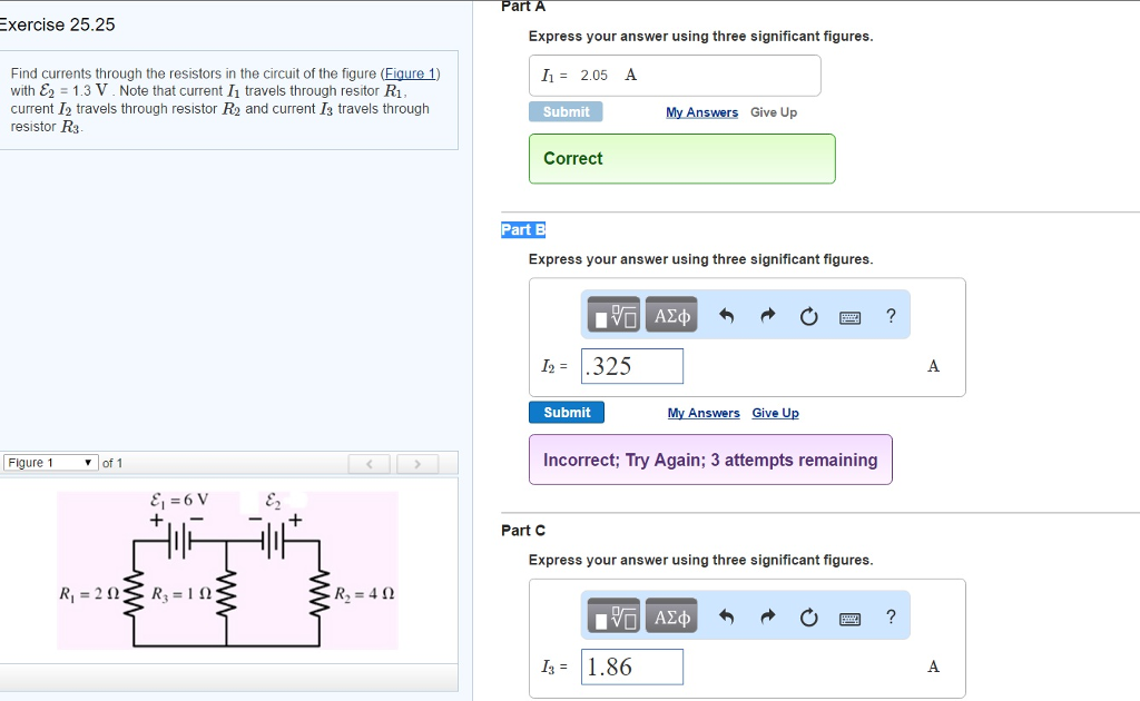 Solved Find currents through the resistors in the circuit of | Chegg.com