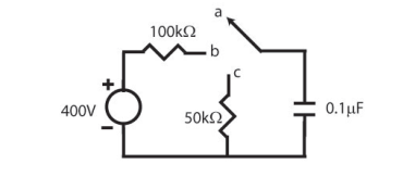 Solved The uncharged capacitor in the circuit shown below is | Chegg.com