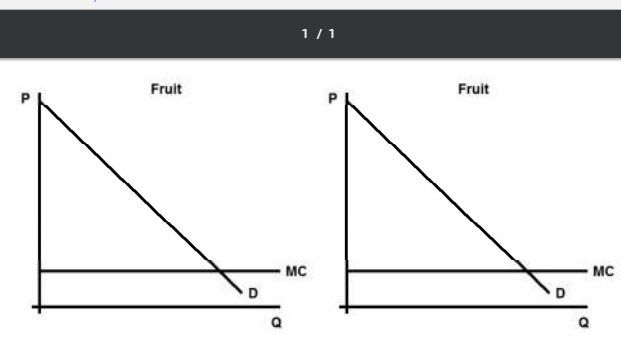 Solved Suppose a fruit stand owner has the demand curve and | Chegg.com