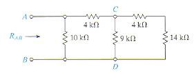 Solved For the circuit shown in figure, find RAB. | Chegg.com