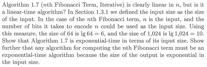 Solved Algorithm 17 Nth Fibonacci Term Iterative Is