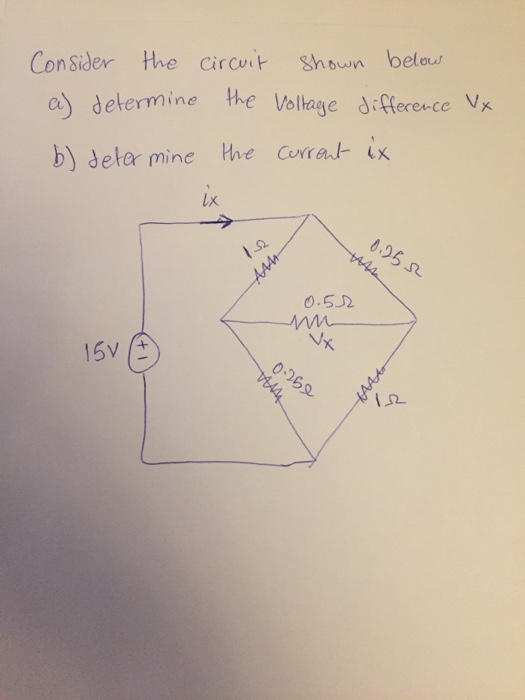 Solved Consider the circuit shown below. Determine the | Chegg.com