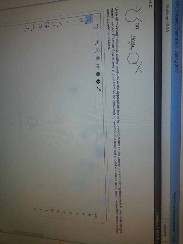 Solved Draw all missing reactants and/or products in the | Chegg.com