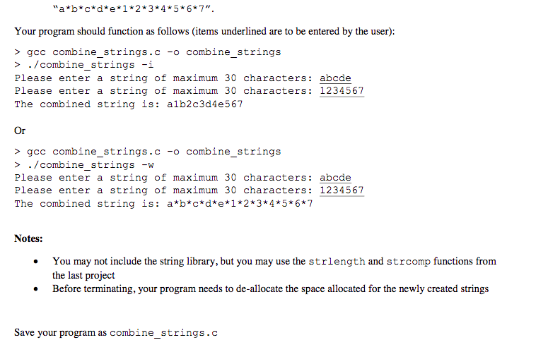 Solved Project [8]: Command Line arguments, Dynamic Memory | Chegg.com