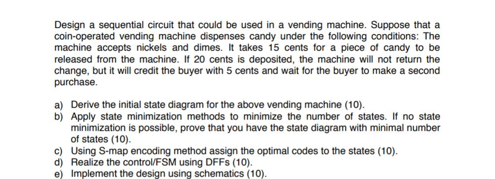 Solved Design a sequential circuit that could be used in a | Chegg.com