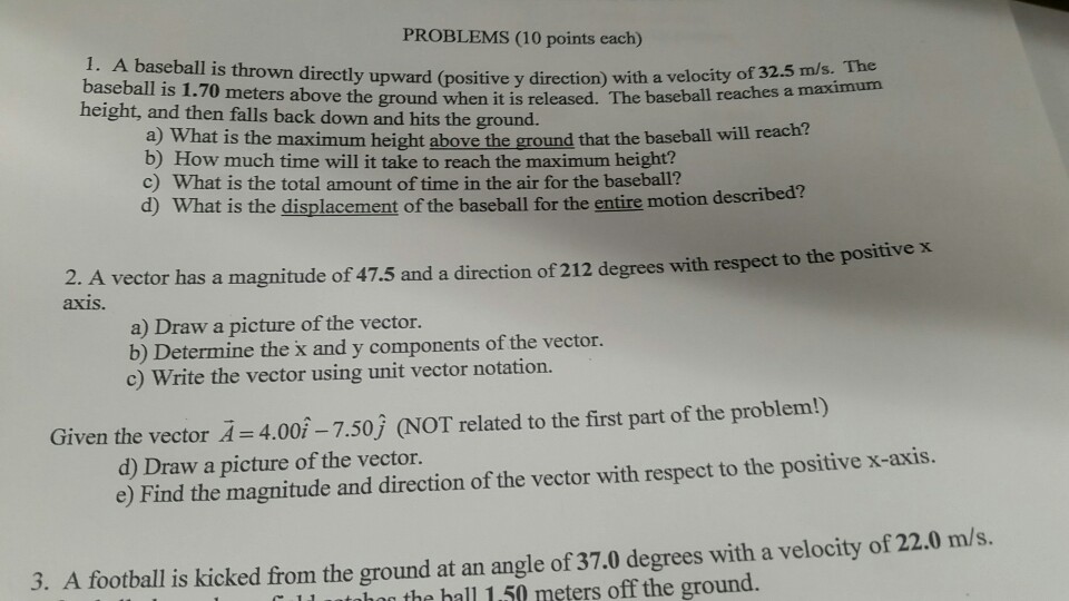 Solved COMPLETE EACH PROBLEM ON A SEPARATE SHEET OF PAPER | Chegg.com