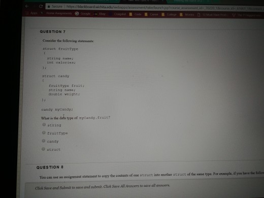 Solved QUESTION 1 differeat structure definitions may have | Chegg.com