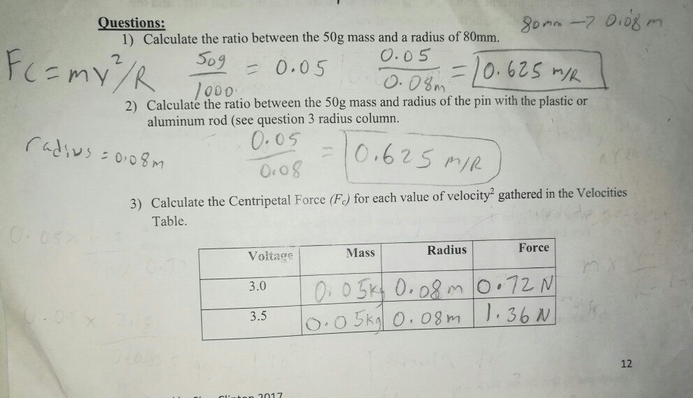 Solved Questions: 1) Calculate the ratio between the 50g | Chegg.com
