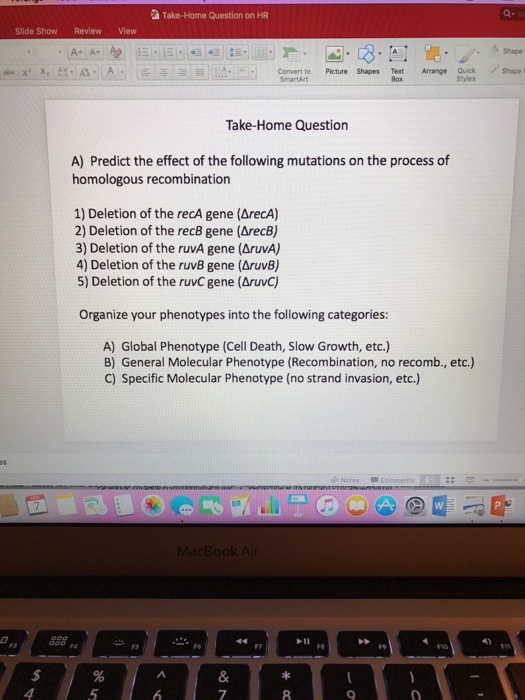 Solved Predict The Effect Of The Following Mutations On The
