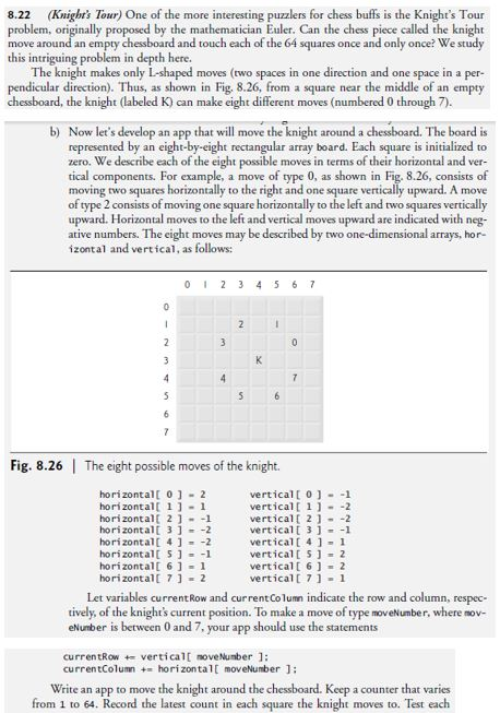 Solved Programming> C# > Knight's Tour (puzzle). Please | Chegg.com