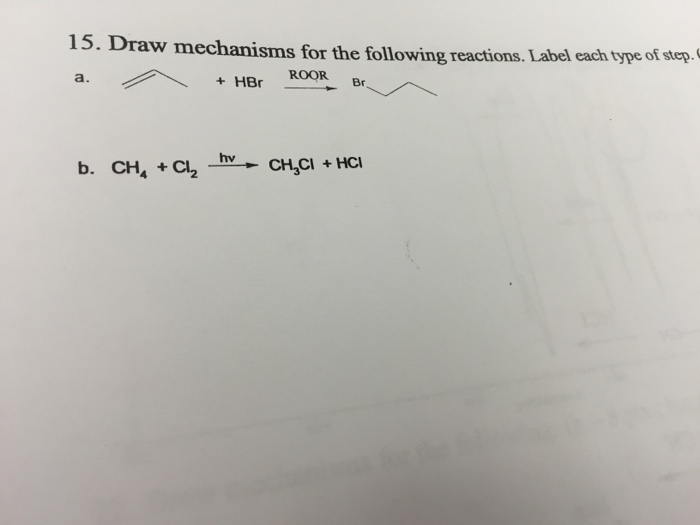 Solved Draw mechanisms for the following reactions. Label | Chegg.com