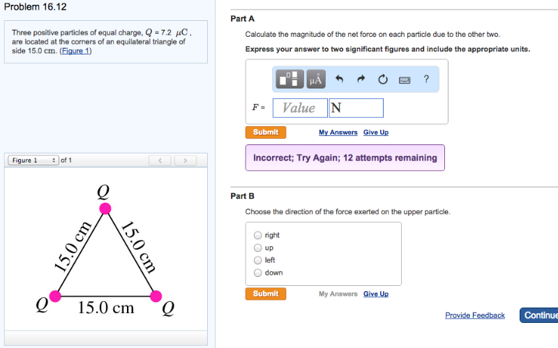 Solved Choose the direction of the force exerted on the | Chegg.com
