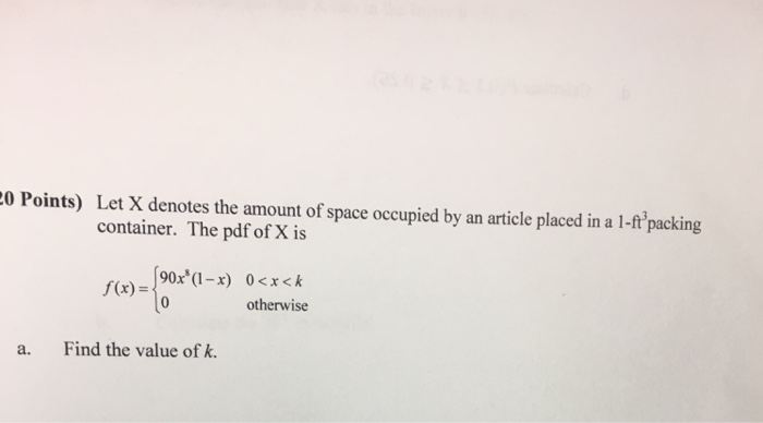 Solved b. Find the cdf of Xc. Calculate P(X ? 0.25)d. | Chegg.com
