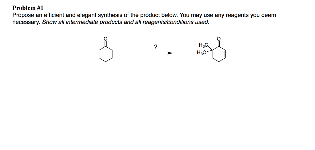Solved Propose an efficient and elegant synthesis of the | Chegg.com