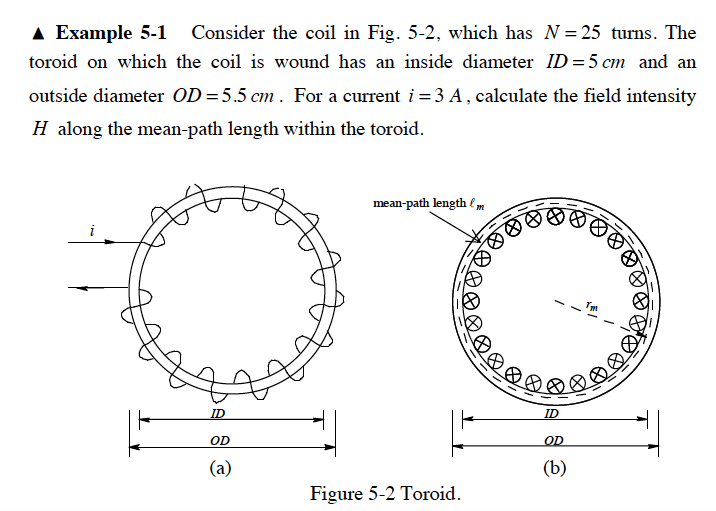 Solved 5-3 Consider the core of dimensions given in Example | Chegg.com