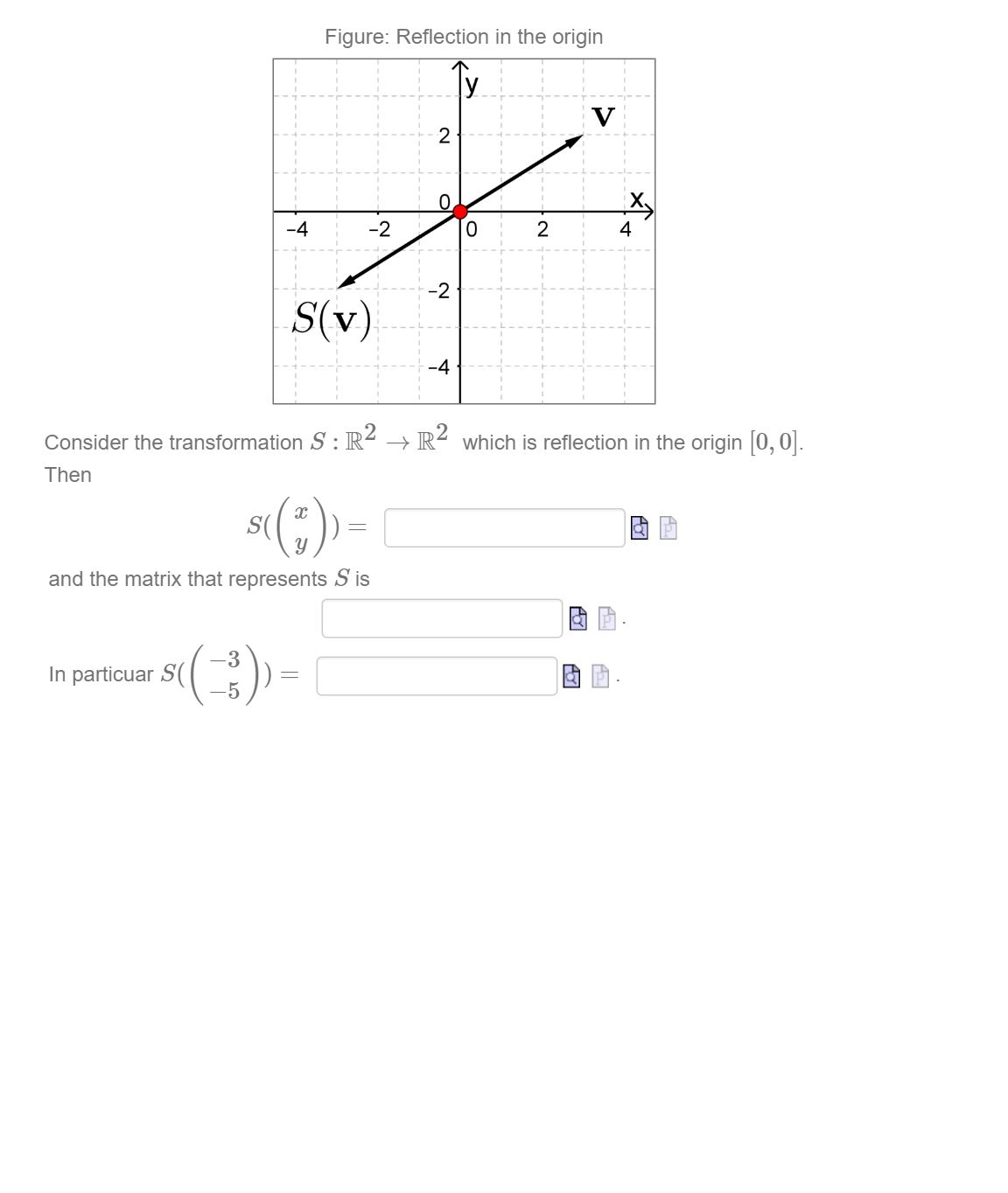 Solved Figure: Reflection in the ar-axis 2 R(v) consider the | Chegg.com