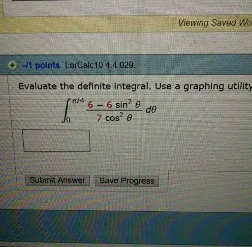 Solved Evaluate the definite integral. Use a graphing | Chegg.com