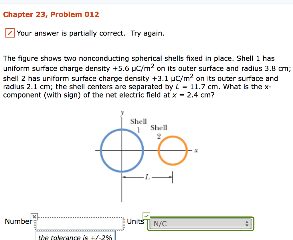 Solved Chapter 23, Problem 012 Your answer is partially | Chegg.com
