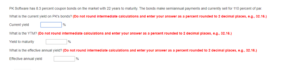 Solved PK Software has 8.3 percent coupon bonds on the | Chegg.com