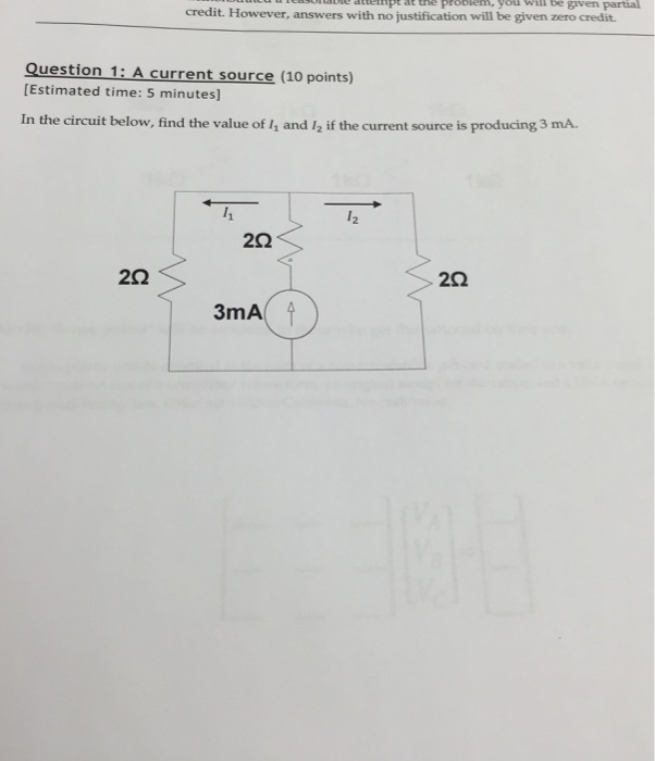 Solved In the circuit below, find the value of I_1 and I_2 | Chegg.com