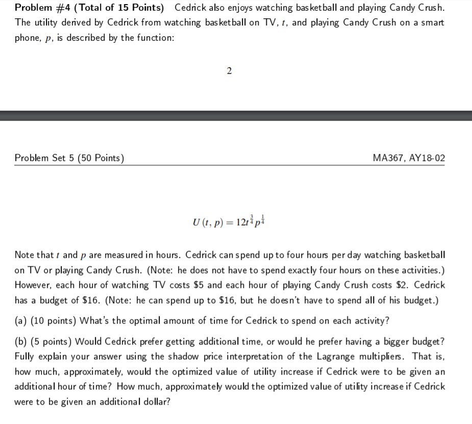 Economics Archive | March 24, 2018 | Chegg.com