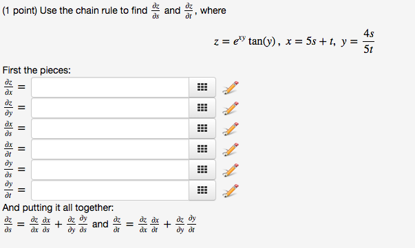 Solved Use the chain rule to find partial differential | Chegg.com