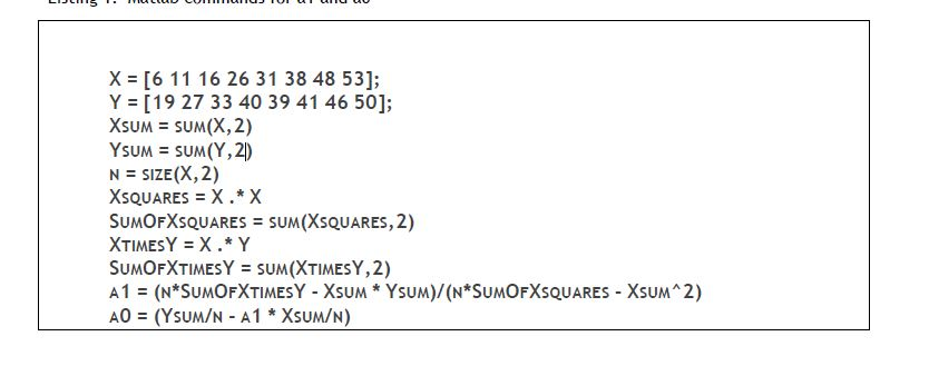 Solved MATLAB: Table 1 shows the experimental data | Chegg.com